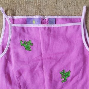 C&J Laing | Dresses | Cj Laing Linen And Embroidered Dress Size 8 ...